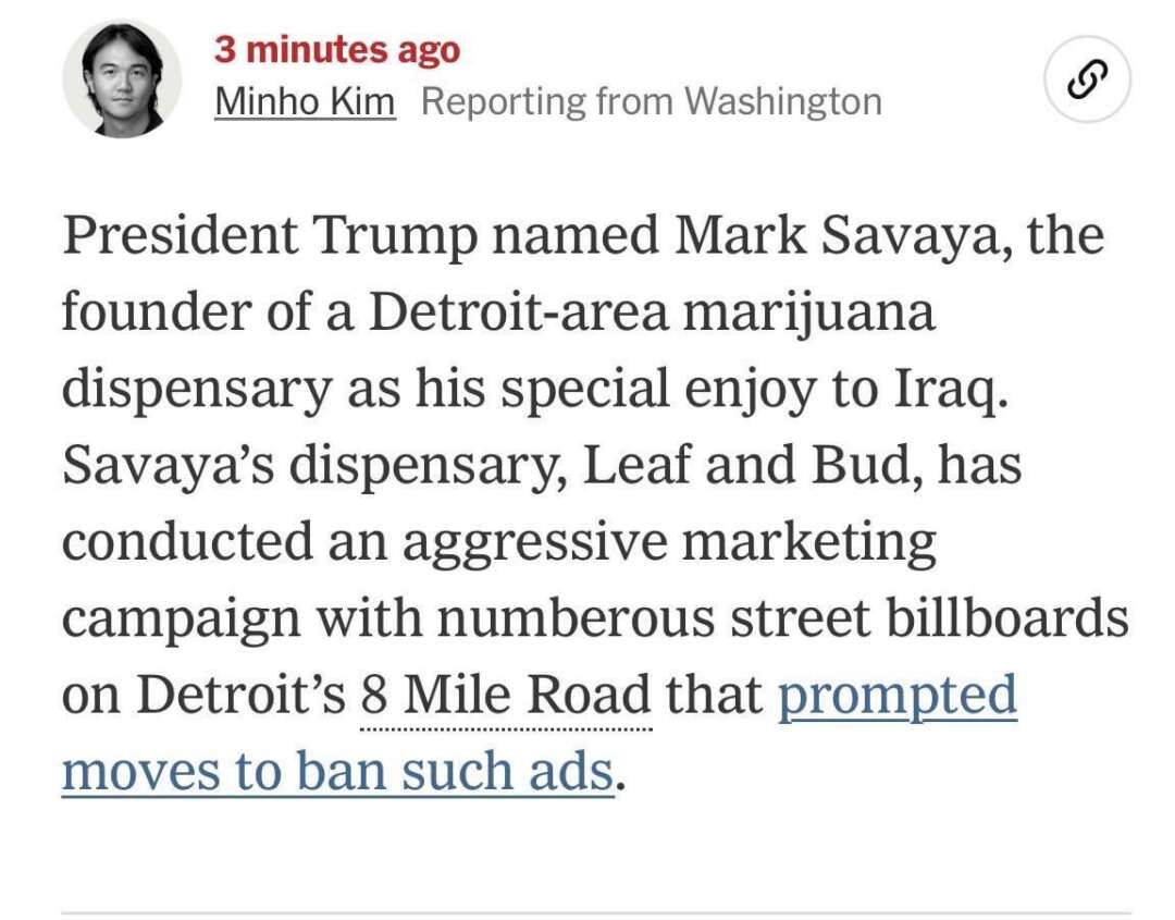 President Trump Names Michigan Cannabis Entrepreneur Mark Savaya as U.S ...